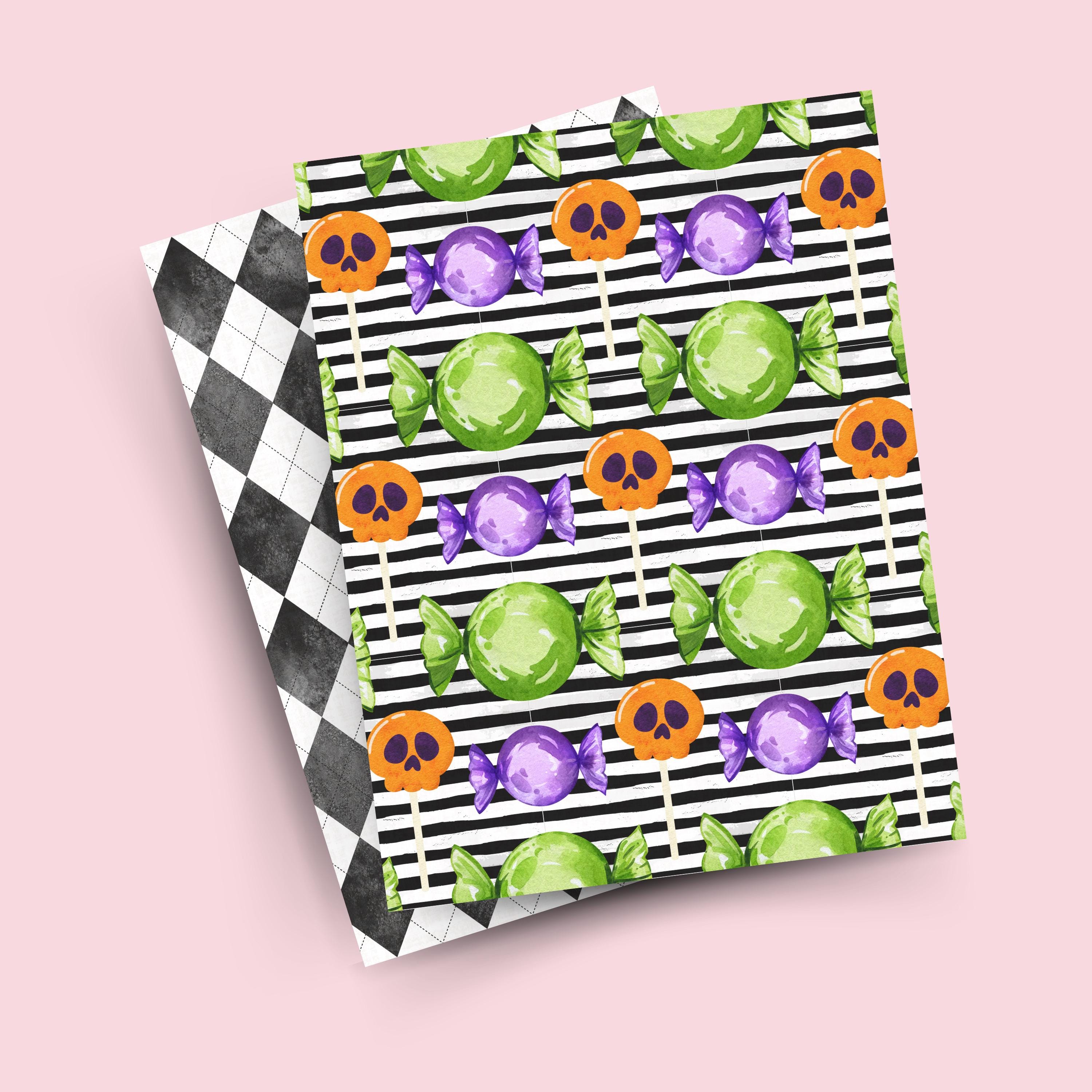 Seamless Watercolor Halloween Digital Paper Bundle | Instant Download ...