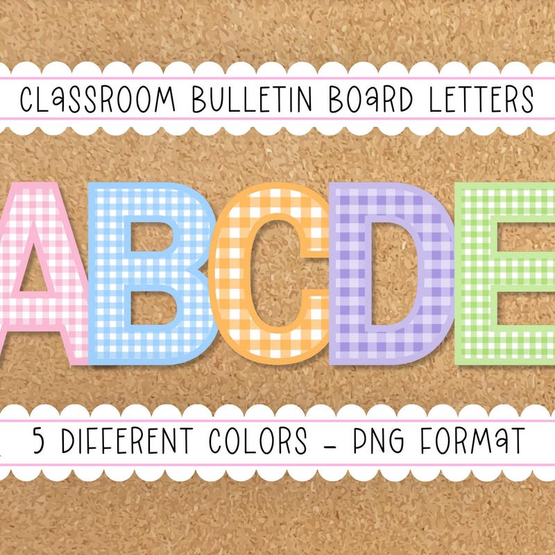 Bulletin Board Letters - Etsy