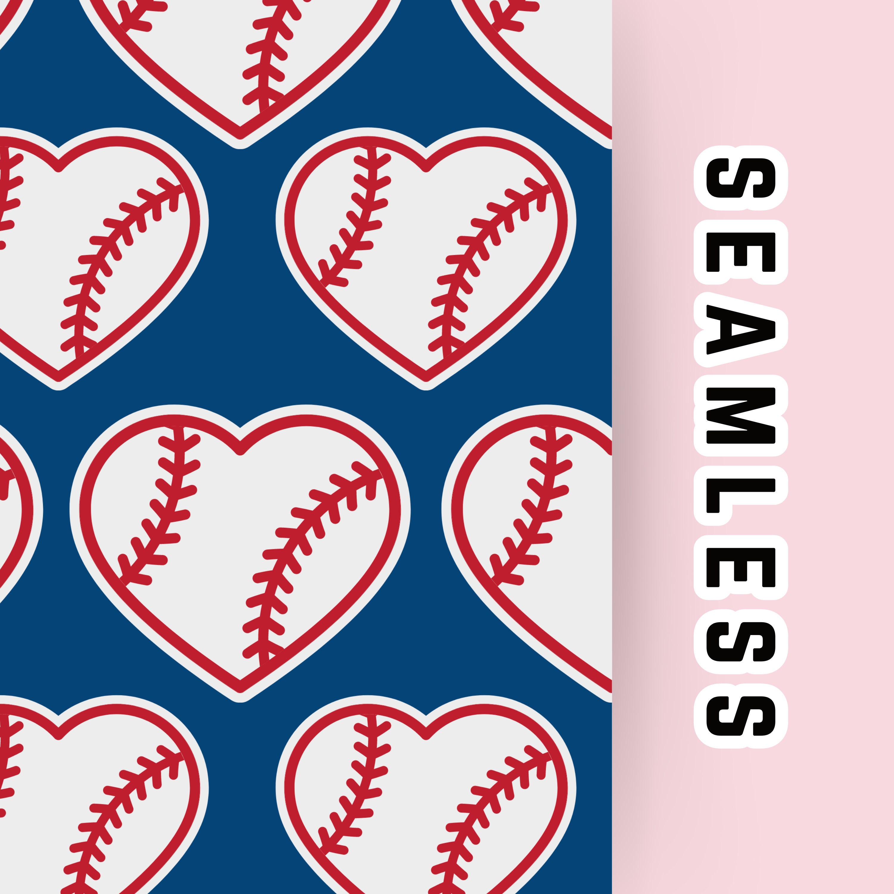 Seamless Baseball Digital Paper Bundle Instant Download Baseball Mom ...