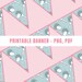 Printable Girly Tennis Banner | Instant Download, Preppy Tennis Match ...
