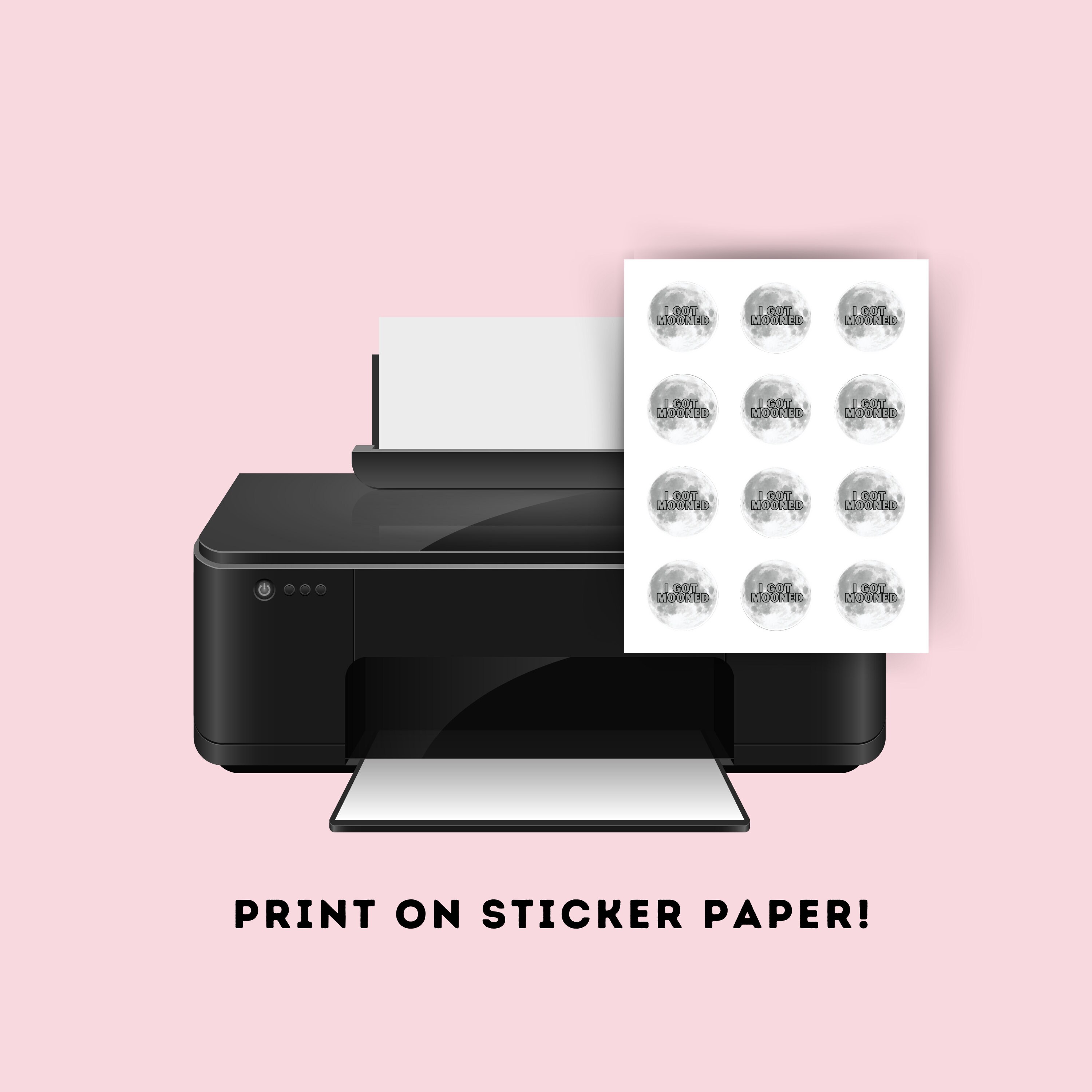 Printable Solar Eclipse Sticker Compatible With Avery 22807 2 Sticker ...