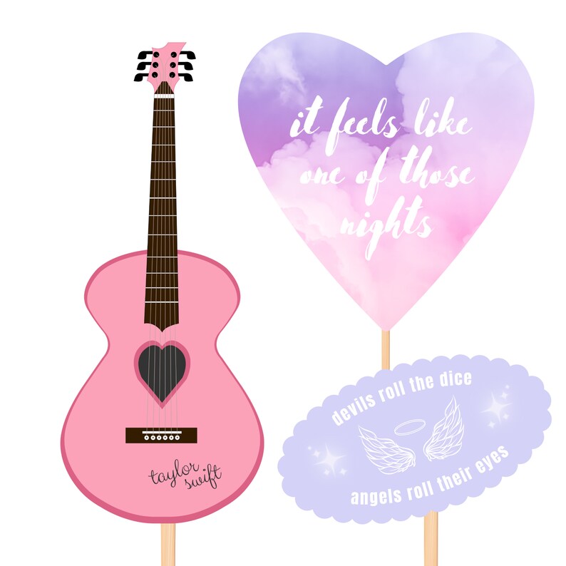 Printable Party Photo Prop Signs Instant Download Swifitie Signs and ...