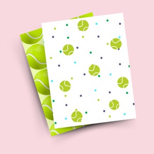 Seamless Tennis Digital Paper Bundle | Tennis Ball, Court, Patterns ...