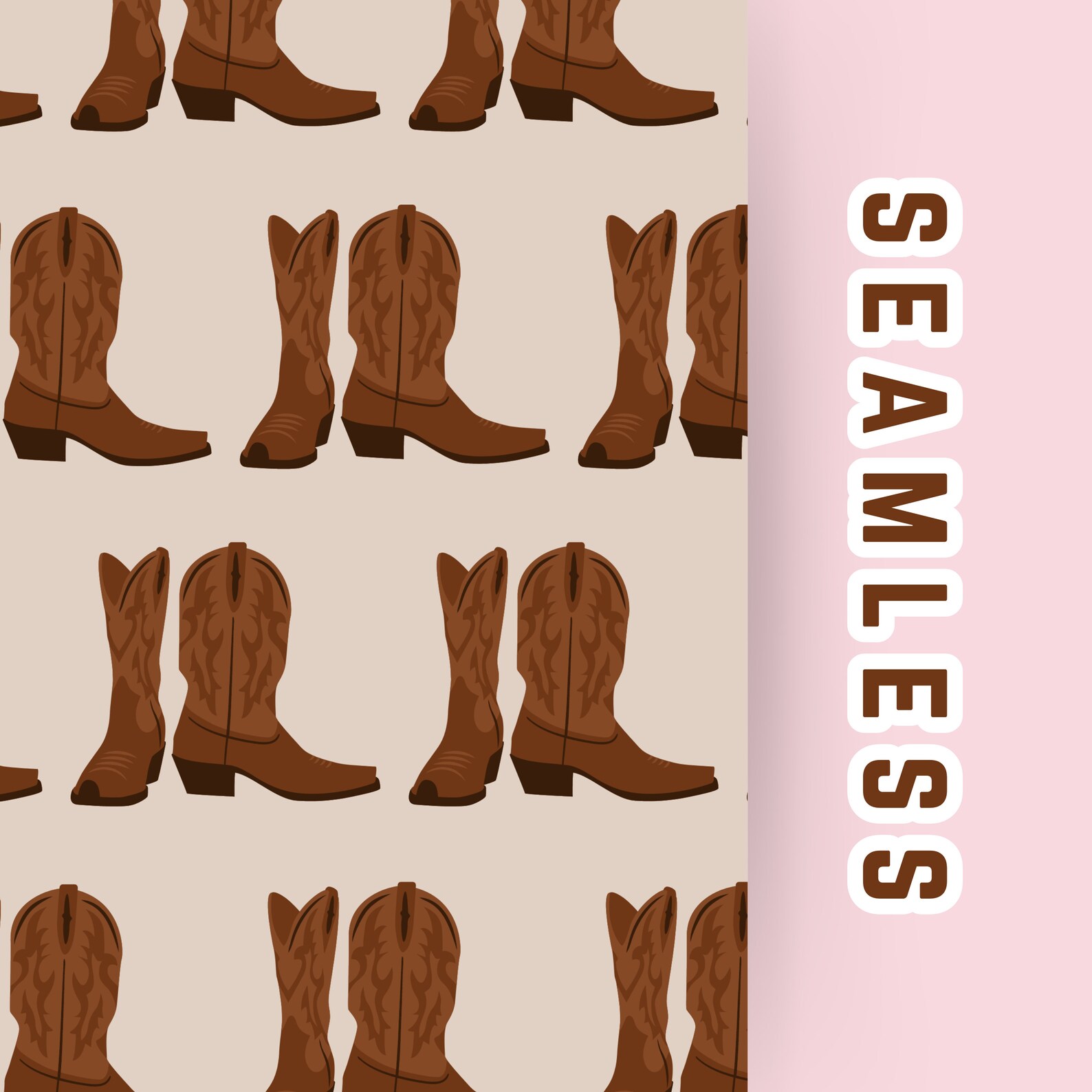 Western Cowboy Digital Paper Bundle Instant Download, Printable ...