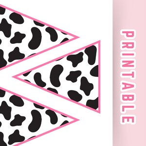 Printable Disco Cowgirl Banner | Instant Download PNG, PDF Pink Cowgirl ...
