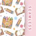 Seamless Vibrant Groovy School Pattern | Flowers, Colorful, Girly ...
