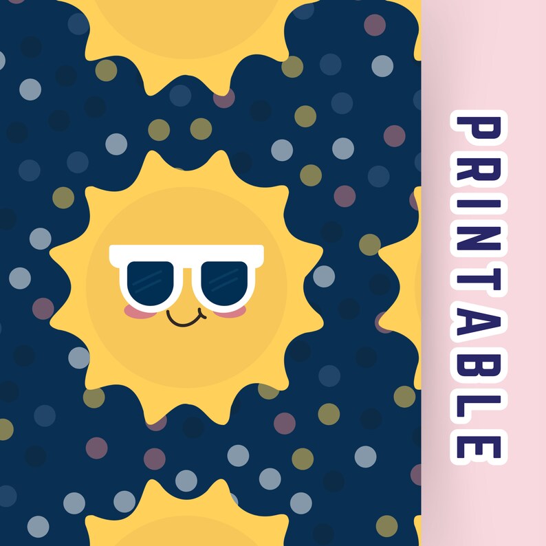 Solar Eclipse Digital Paper Bundle Total Solar Eclipse Seamless ...