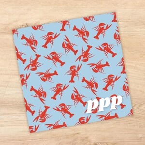 Seamless Crawfish Pattern | Digital Paper | Crawfish Boil Party ...