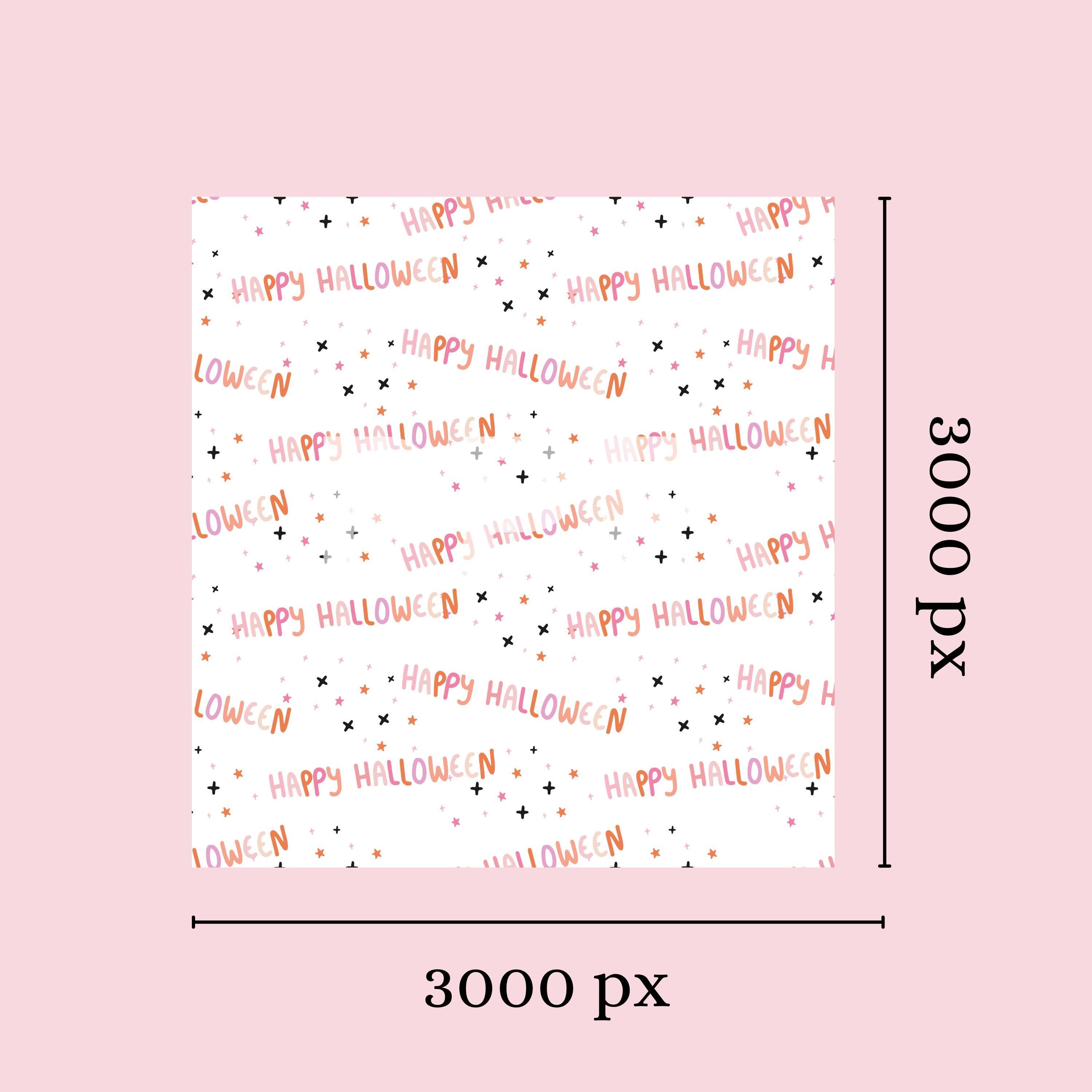 Seamless Pink Halloween Digital Paper Bundle | Instant Download ...