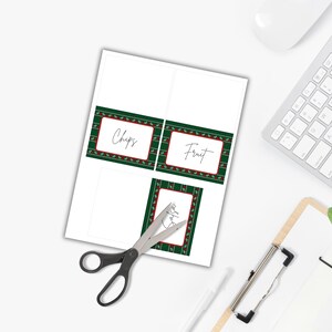 Editable Christmas Sweater Food Labels | Printable, Custom Ugly ...