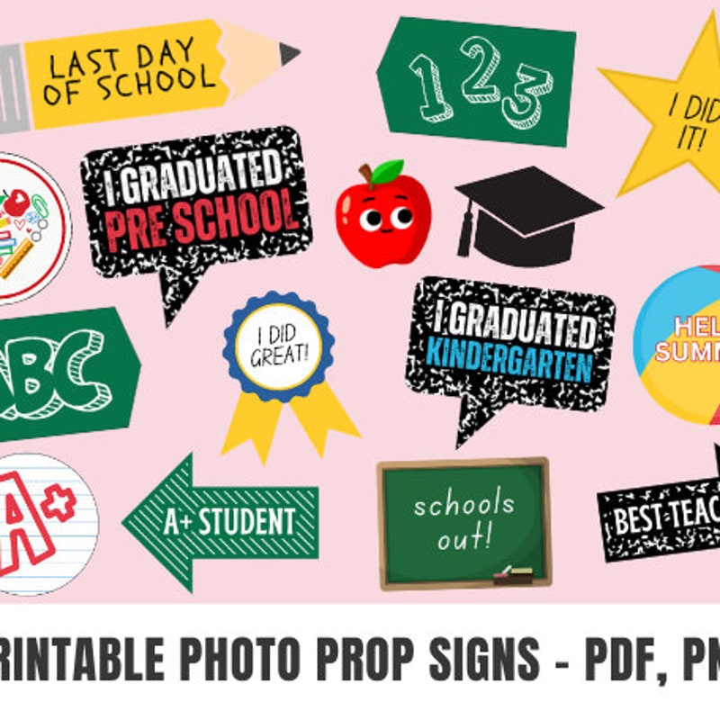 Graduation Photo Props - Etsy