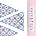 Printable Patriotic Banner | Memorial Day, 4th of July, Red White and ...