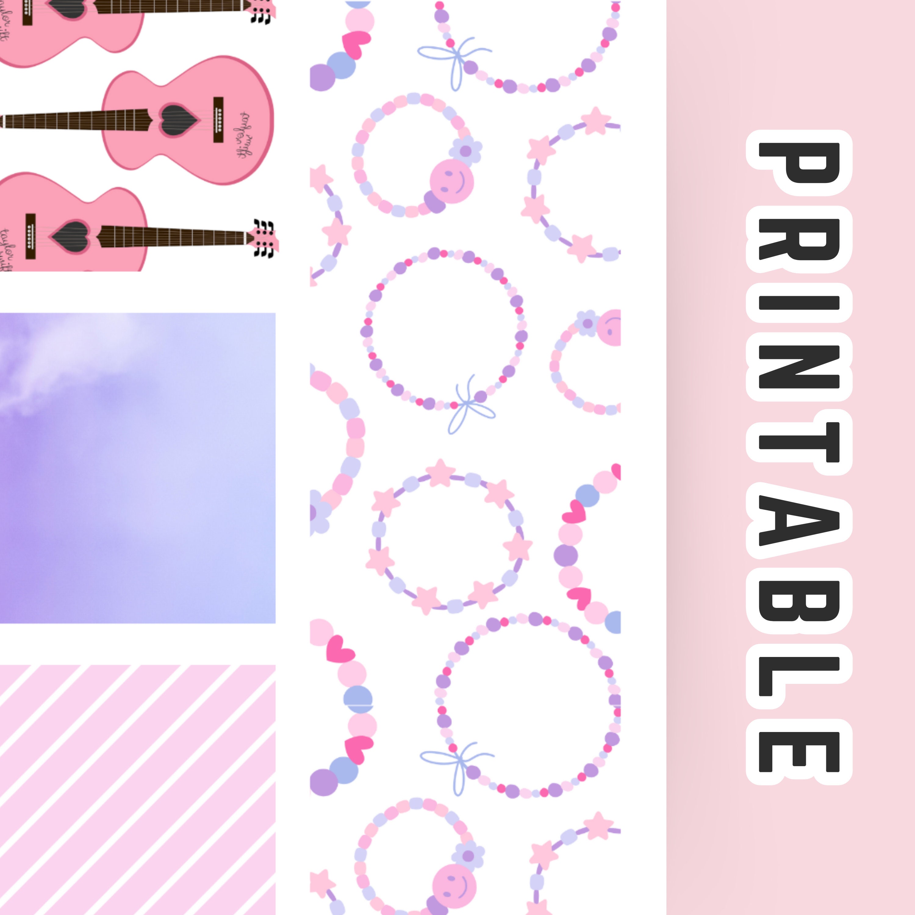 Printable Taylor Swift Bookmarks Instant Download Eras Tour Gifts for ...