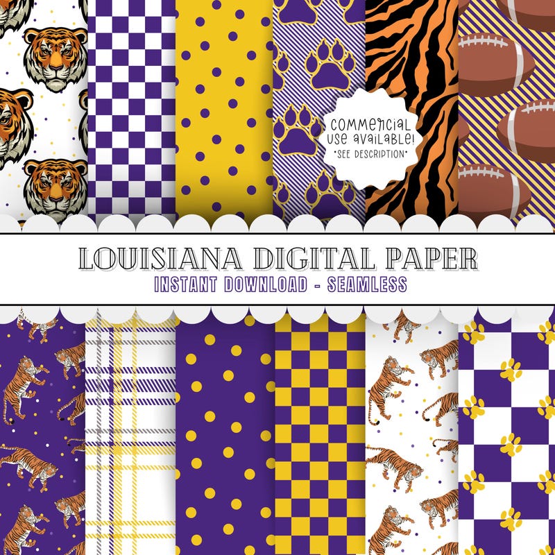 Lsu Svg - Etsy