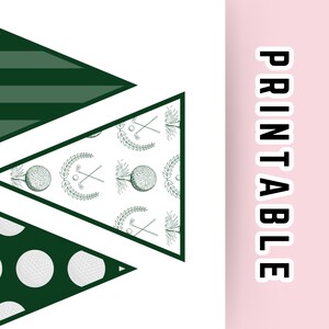 Printable Golf Themed Party Banner | Birthday, Bachelor, Retirement ...