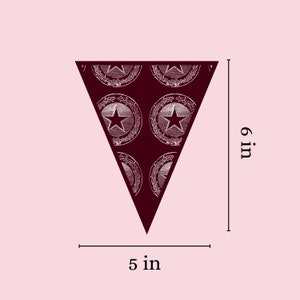 Printable Maroon Party Banner | Perfect for University Football Game ...