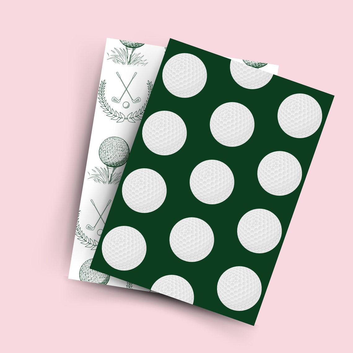 Golf Themed Digital Paper Bundle Instant Download Golfing Seamless ...