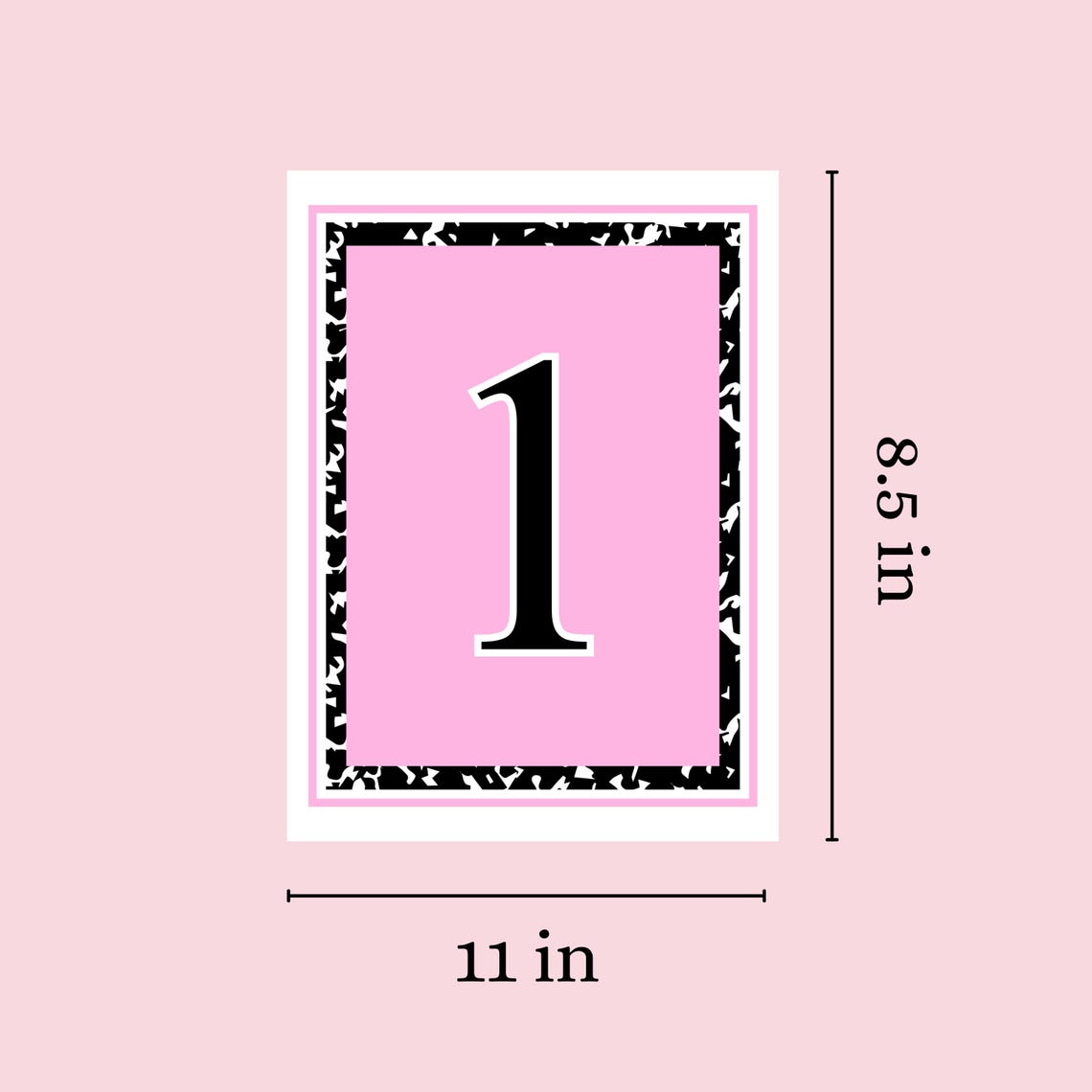 Printable Classroom Number Signs, 0 - 20 | Instant Download, Wall Decor ...