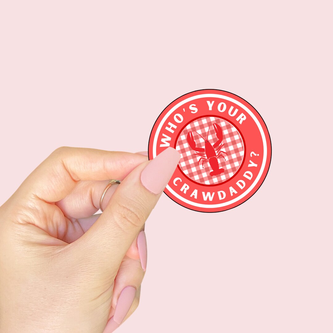 Printable Crawfish Stickers | Avery 22807, 2 Inch Stickers | Instant ...