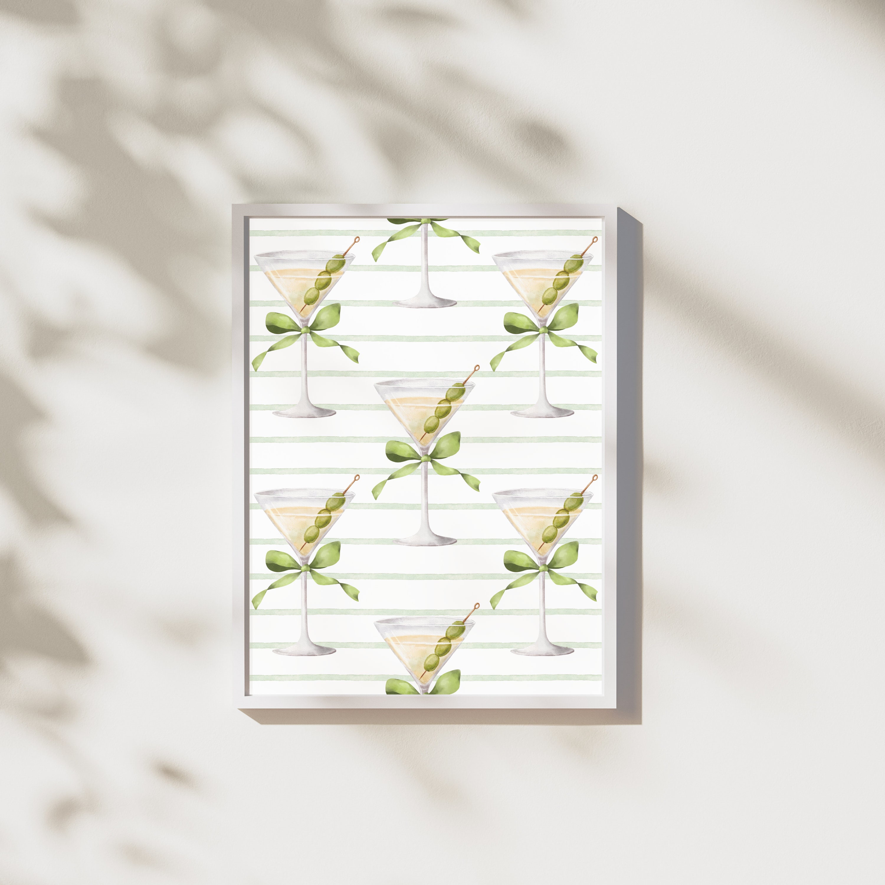 Seamless Digital Download Dirty Martini Pattern Instant Download ...