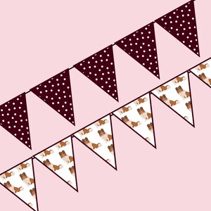 Printable Maroon Party Banner | Perfect for University Football Game ...
