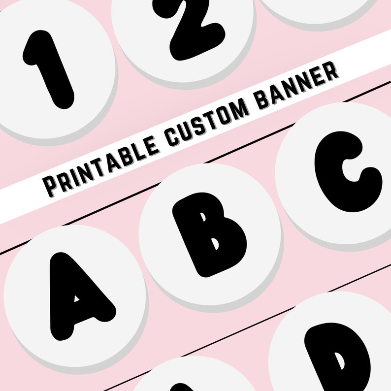 Custom Printable Bead Banner | Instant Download Birthday Era Bead PNG ...