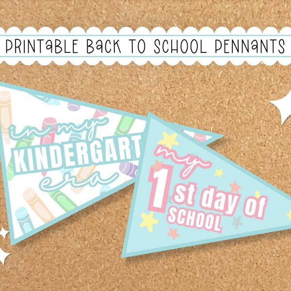 Pennant Printable - Etsy