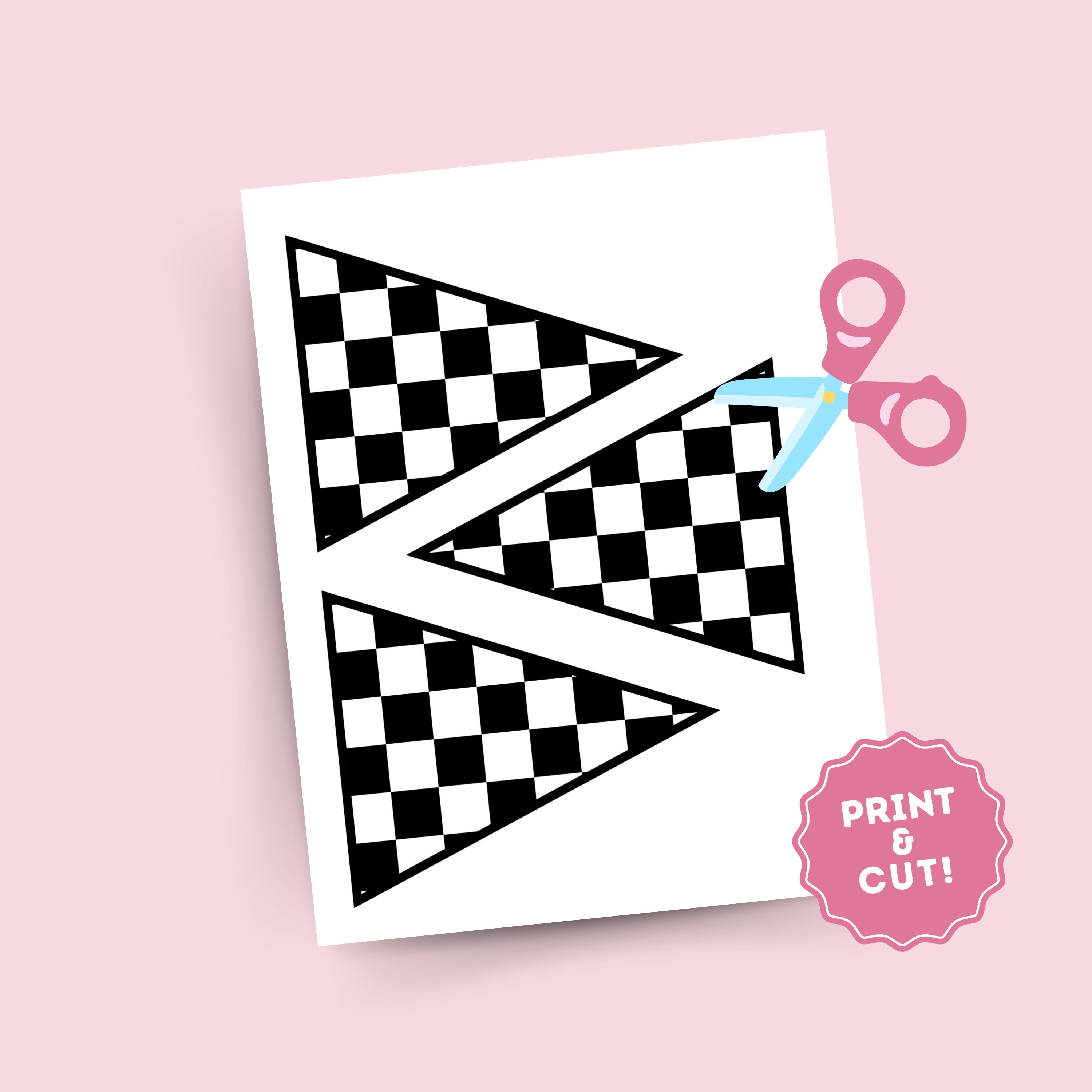 Printable Racing Themed Birthday Party Banner | Fast One, Two Fast, Pit ...