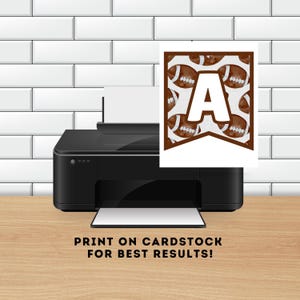 Printable Football Banner | Custom, Instant Download, Party Decorations ...