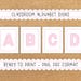 Printable Alphabet Signs for Classroom A - Z, PNG, PDF | Classroom ...