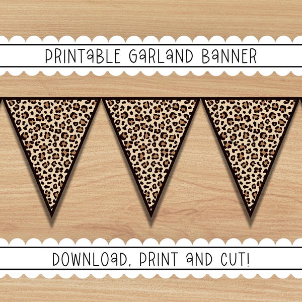 Leopard Party Decorations - Etsy