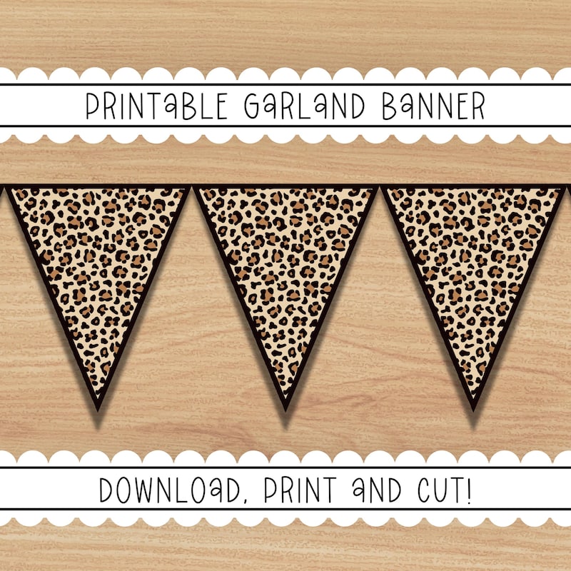 Leopard Party Decorations - Etsy