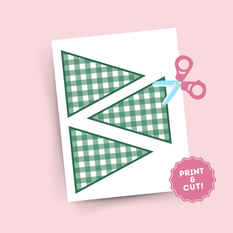 Printable Masters Theme Banner | Green Gingham Party Decorations | Golf ...