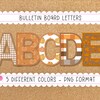 Printable Classroom Bulletin Board Letters, PNG | School Decor for ...