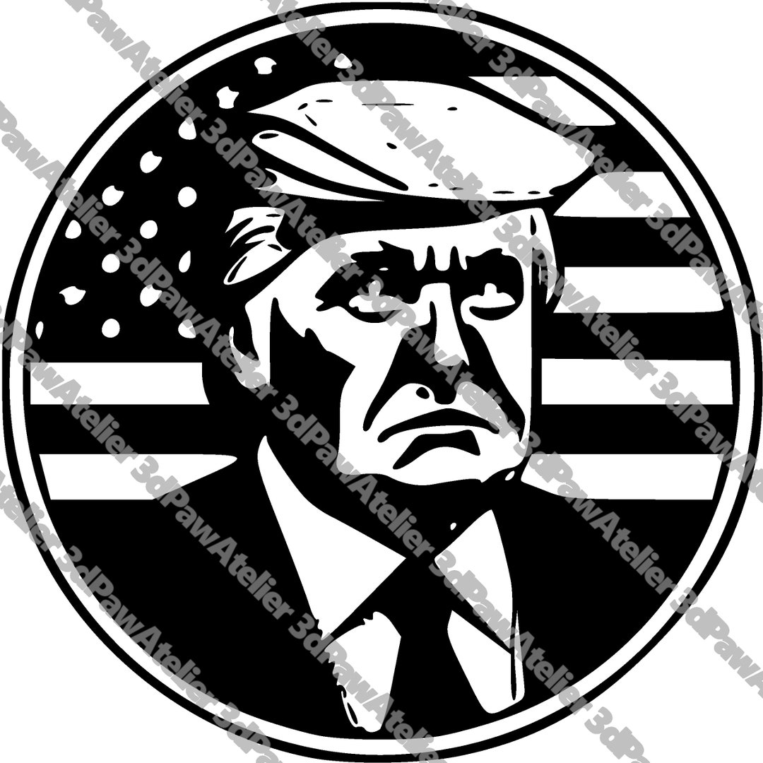 SVG/PNG 2024 Trump Logo for T-shirts / Cricut / Silouhette Digital ...