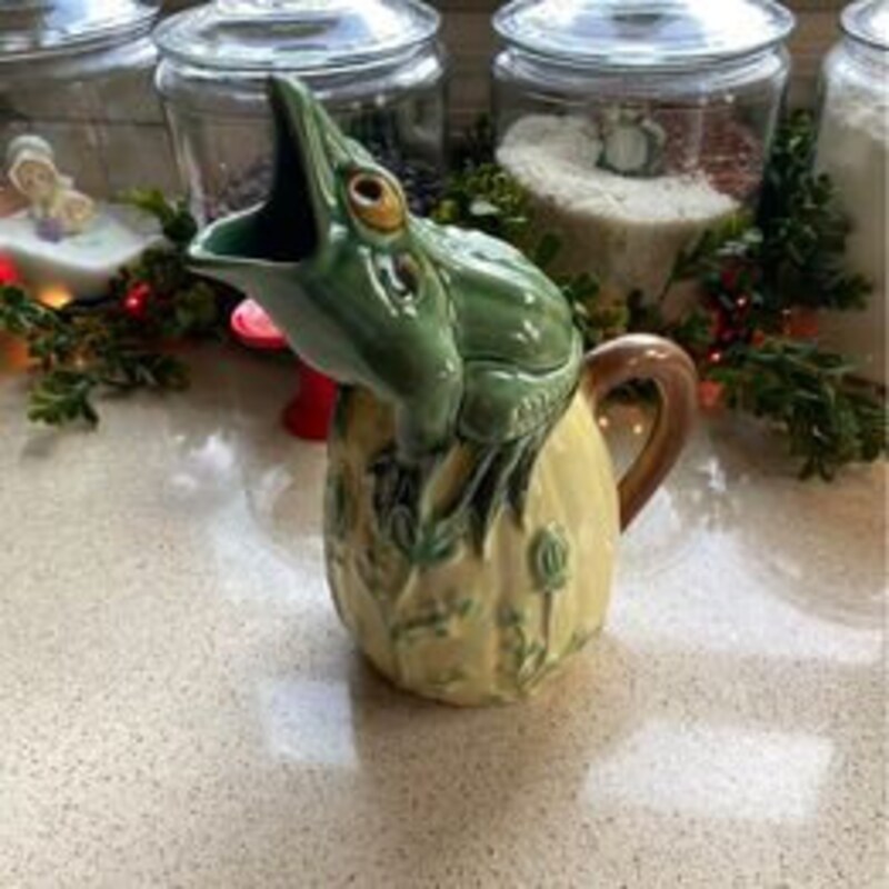 Frog Pitcher - Etsy