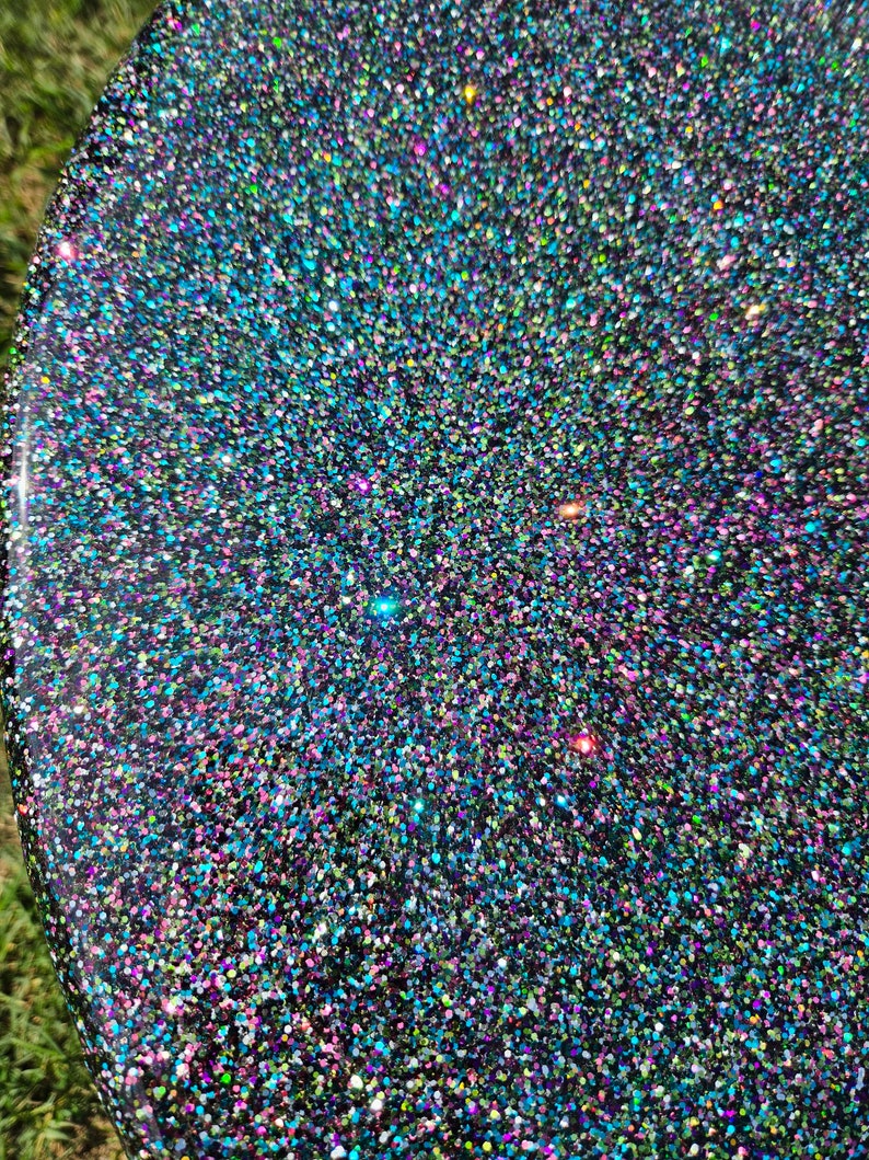 Glitter Resin Table/ Glitter Epoxy Resin Table/ Epoxy Resin Coffee ...
