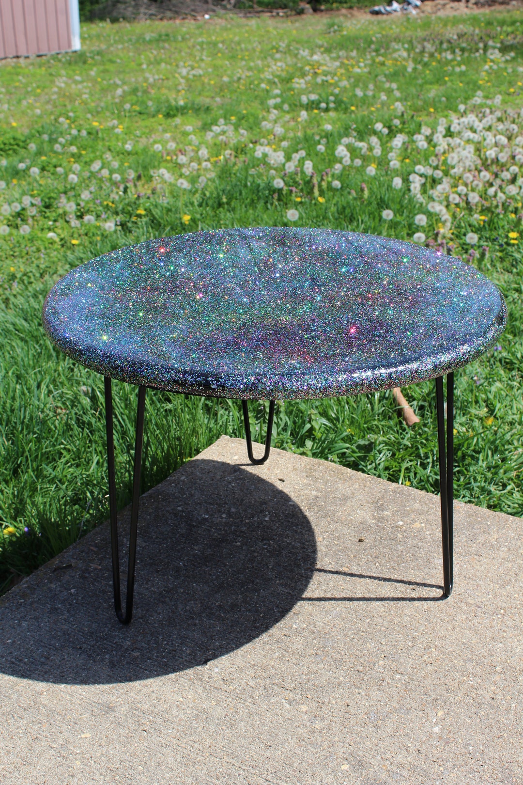 Glitter Resin Table/ Glitter Epoxy Resin Table/ Epoxy Resin Coffee ...
