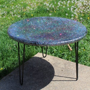 Glitter Resin Table/ Glitter Epoxy Resin Table/ Epoxy Resin Coffee ...