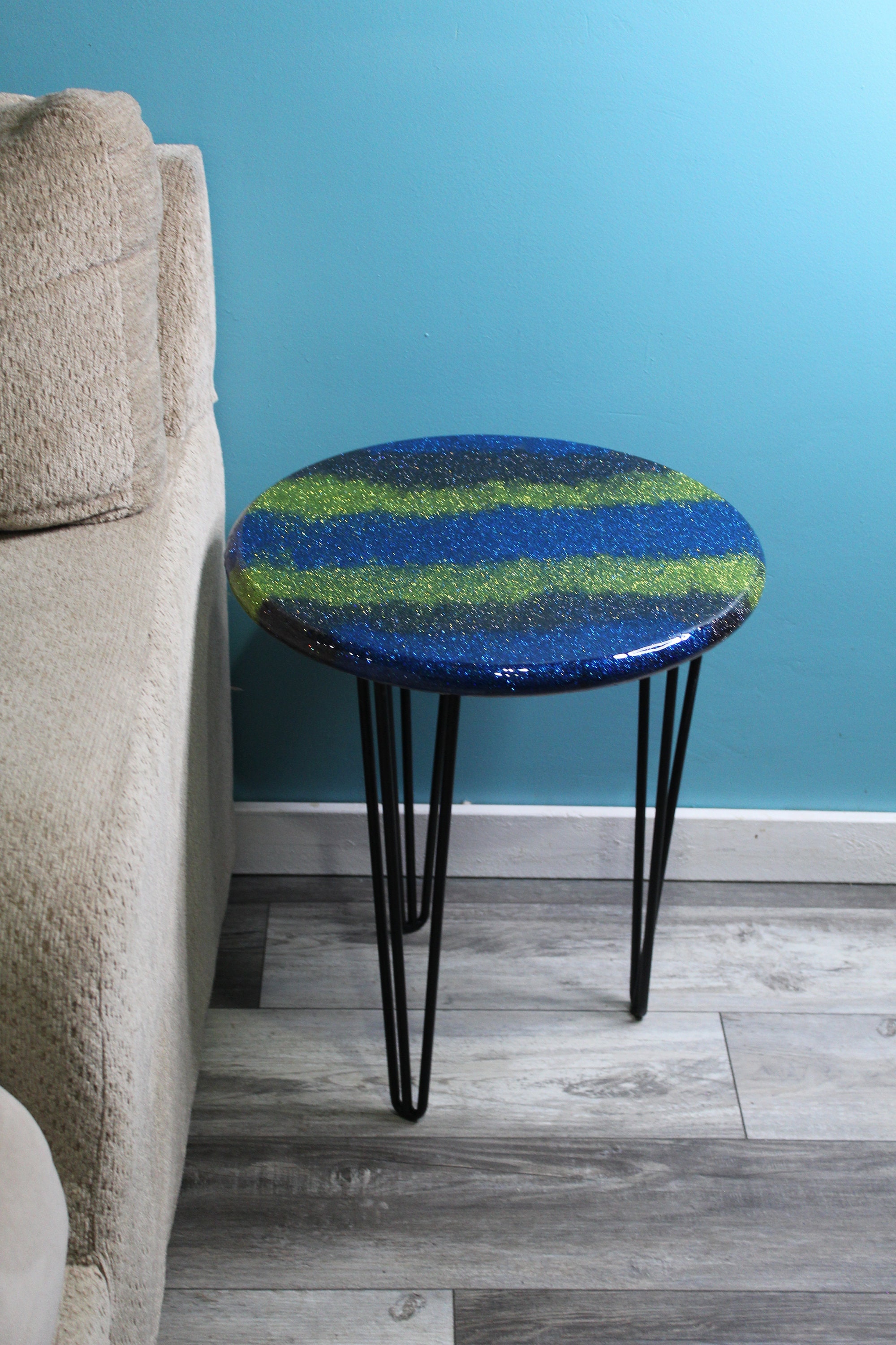 Glitter Resin Table/ Glitter Epoxy Resin Table/ Epoxy Resin - Etsy