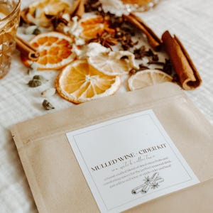 Mulled Wine + Spiced Apple Cider Kit | Mulling Spices With Dried Citrus ...