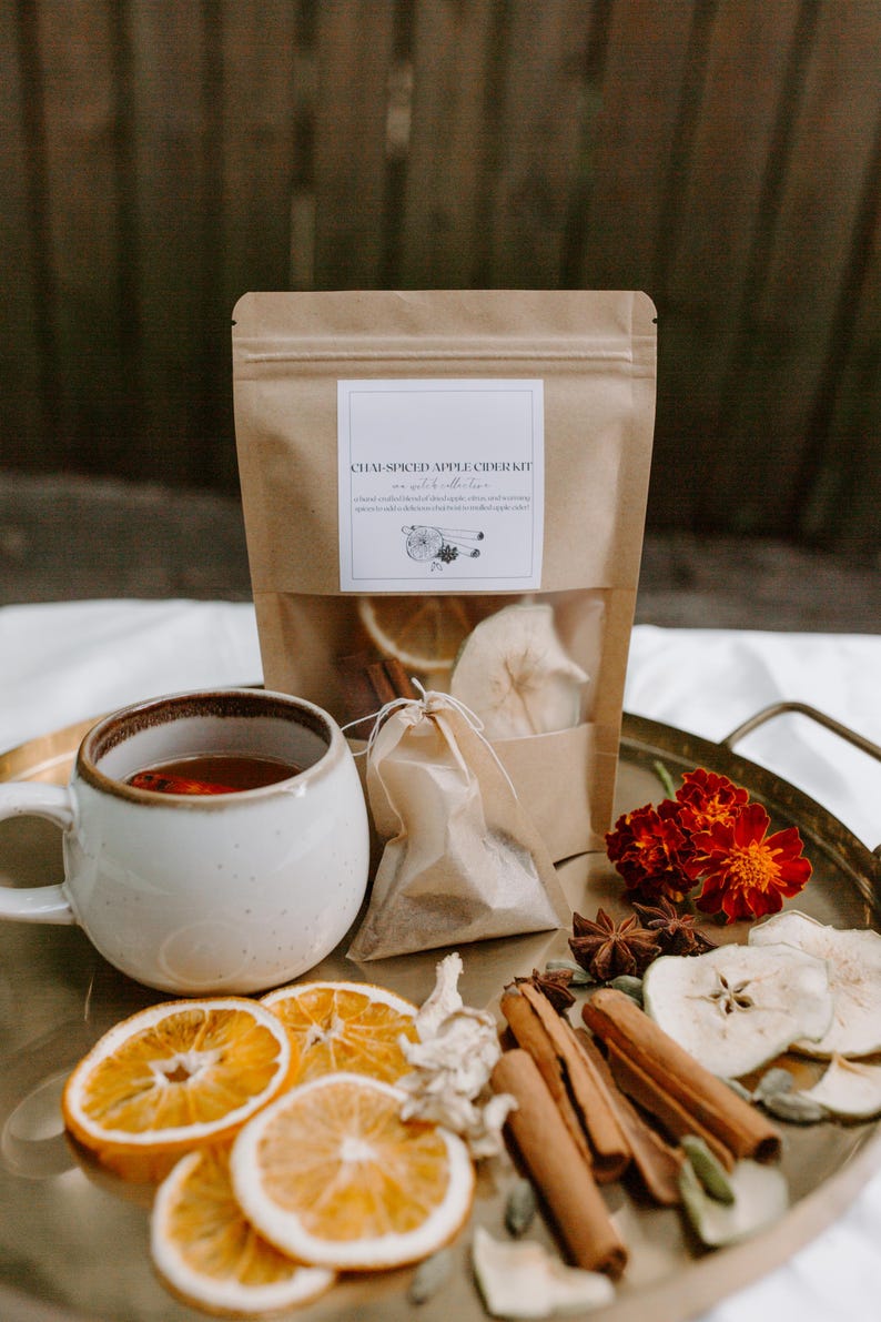 Chai Tea Blend | Chai Spiced Apple Cider Kit | Spiced Cider | Handmade ...