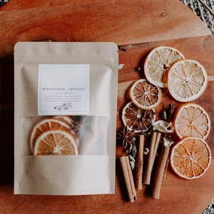 Mulled Wine + Spiced Apple Cider Kit | Mulling Spices With Dried Citrus ...