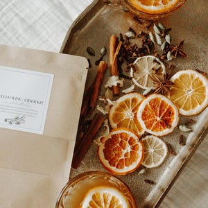 Mulled Wine + Spiced Apple Cider Kit | Mulling Spices With Dried Citrus ...