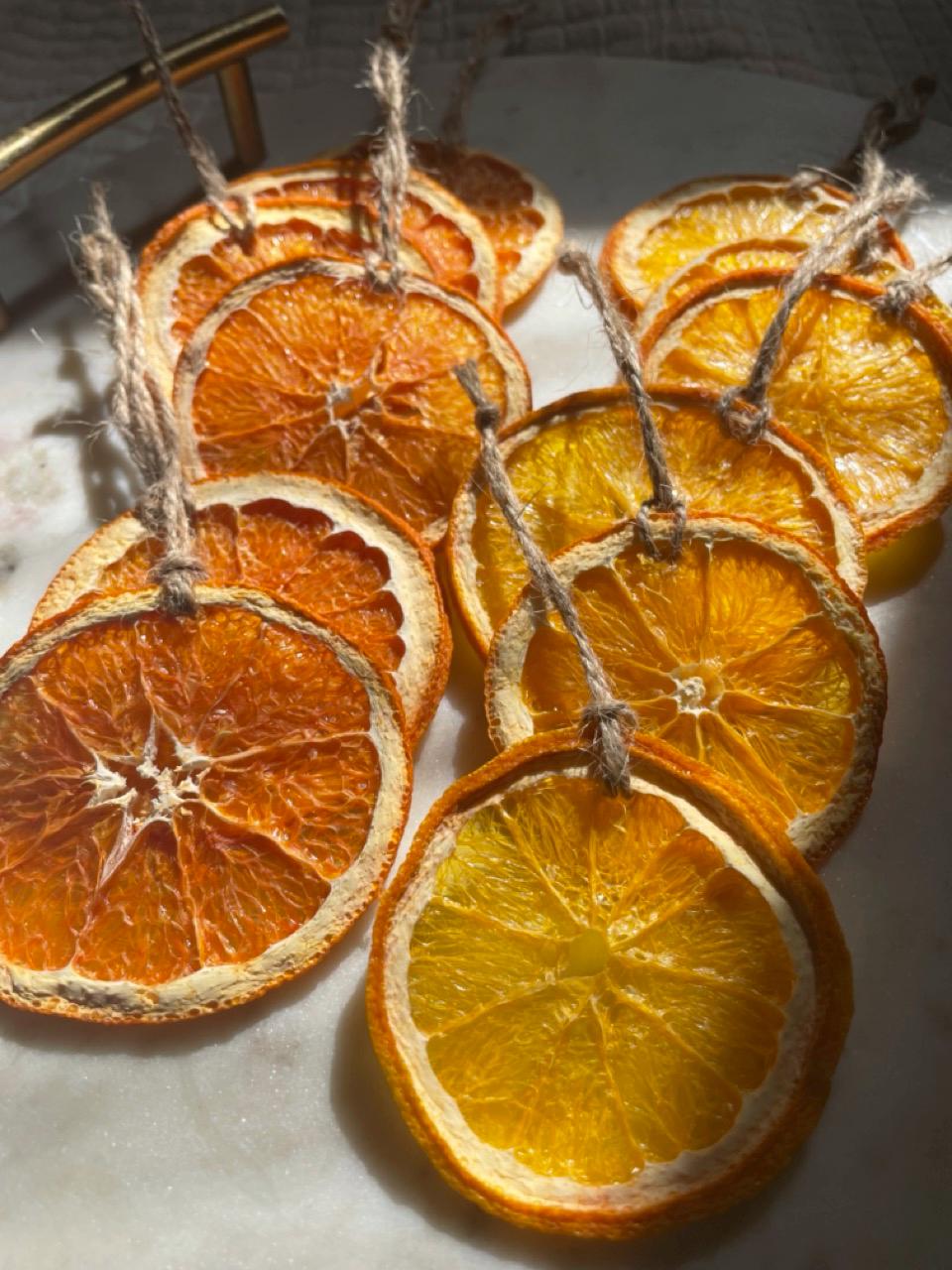 Dried Orange Slice Ornaments | Natural Decor | Nordic Holiday Decor ...