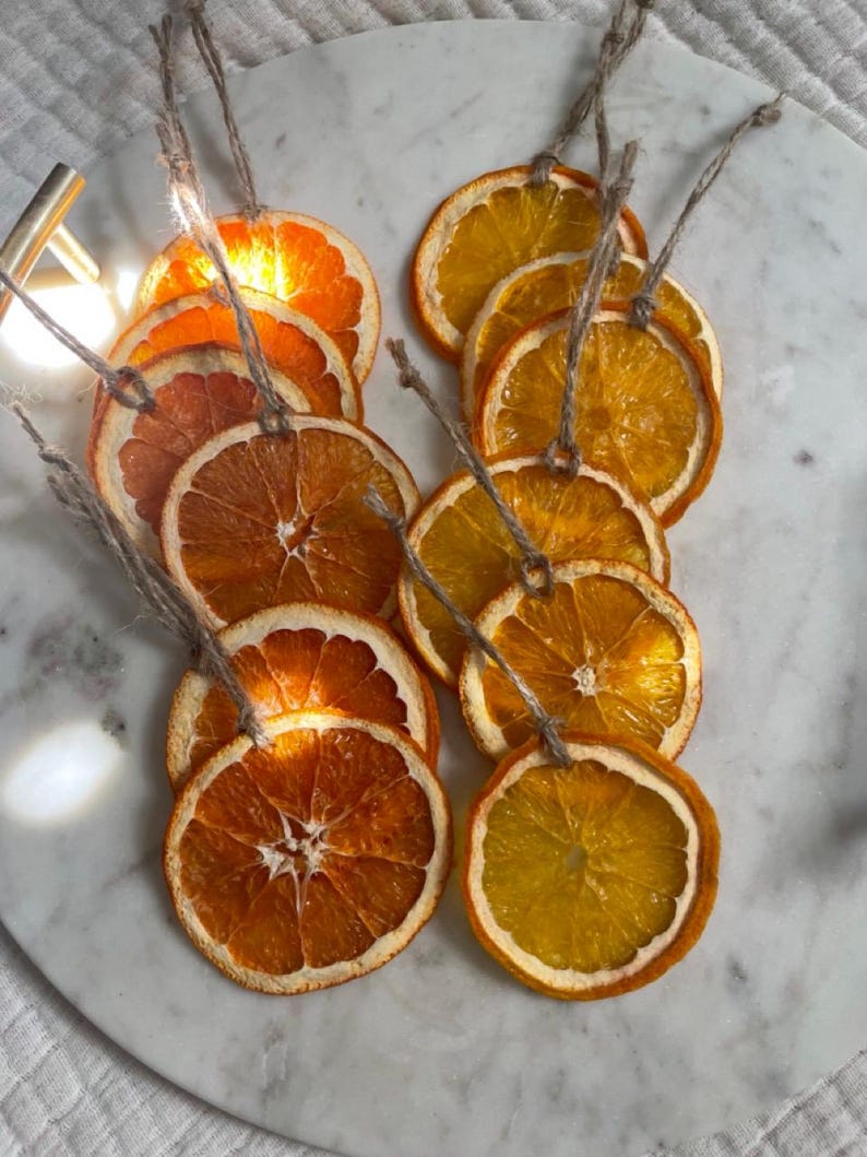 Dried Orange Slice Ornaments | Natural Decor | Nordic Holiday Decor ...