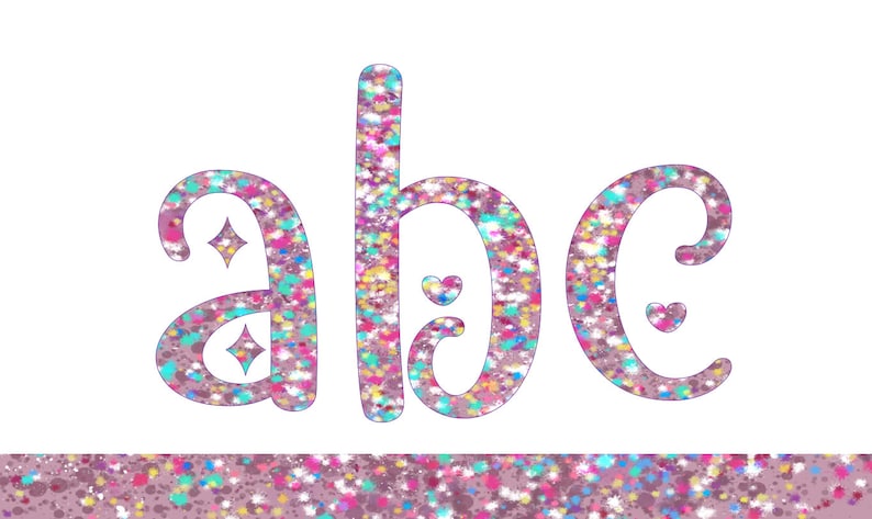 Princess Sparkle Font, Sparkle Font, Princess Letters, Princess Glitter ...