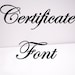 Certificate Font, Beautiful Certificate Font, Handwritten Font ...