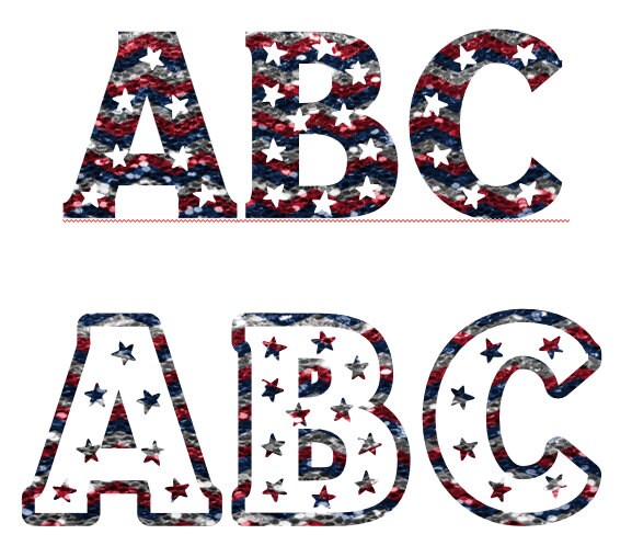 4th of July Font, 4th of July Sparkle Font, 4th of July Glitter Font ...