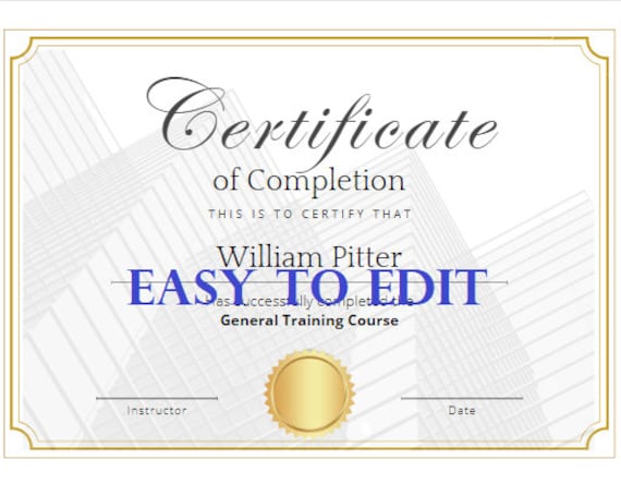 Medical Assistant Certificate Of Completion